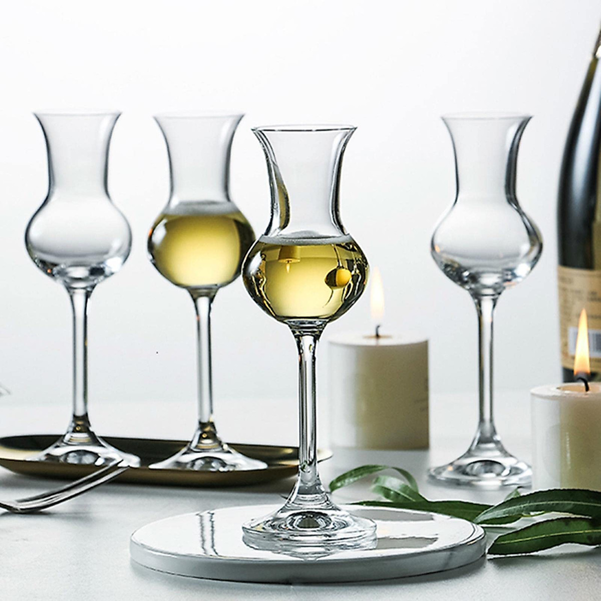 1-2pcs Whisky Tasting Glass Goblet Crystal Copita Sommeliers Whisky Whiskey Smell Tasting Glass