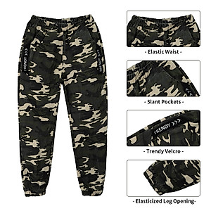 LOLANTA Boys Clothes Casual Camouflage 2 Piece Outfits Kids Long Sleeve Sweatshirt Pants Sets Tracksuit(01#Grey,6-7)