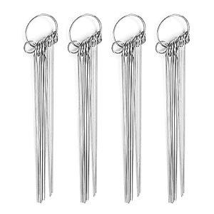 Utoolmart 4 Set Welding Tip Cleaner, Nozzle Cleaner Gas Welding Brazing Cutting Torch Tip Cleaner Needle