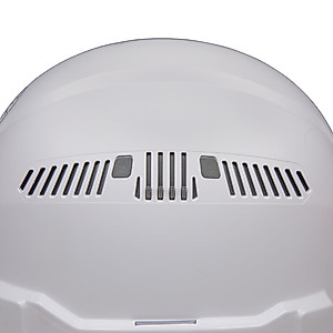 Klein Tools 60105 Hard Hat, Vented Cap Style, Padded Self-Wicking Odor-Resistant Sweatband, White