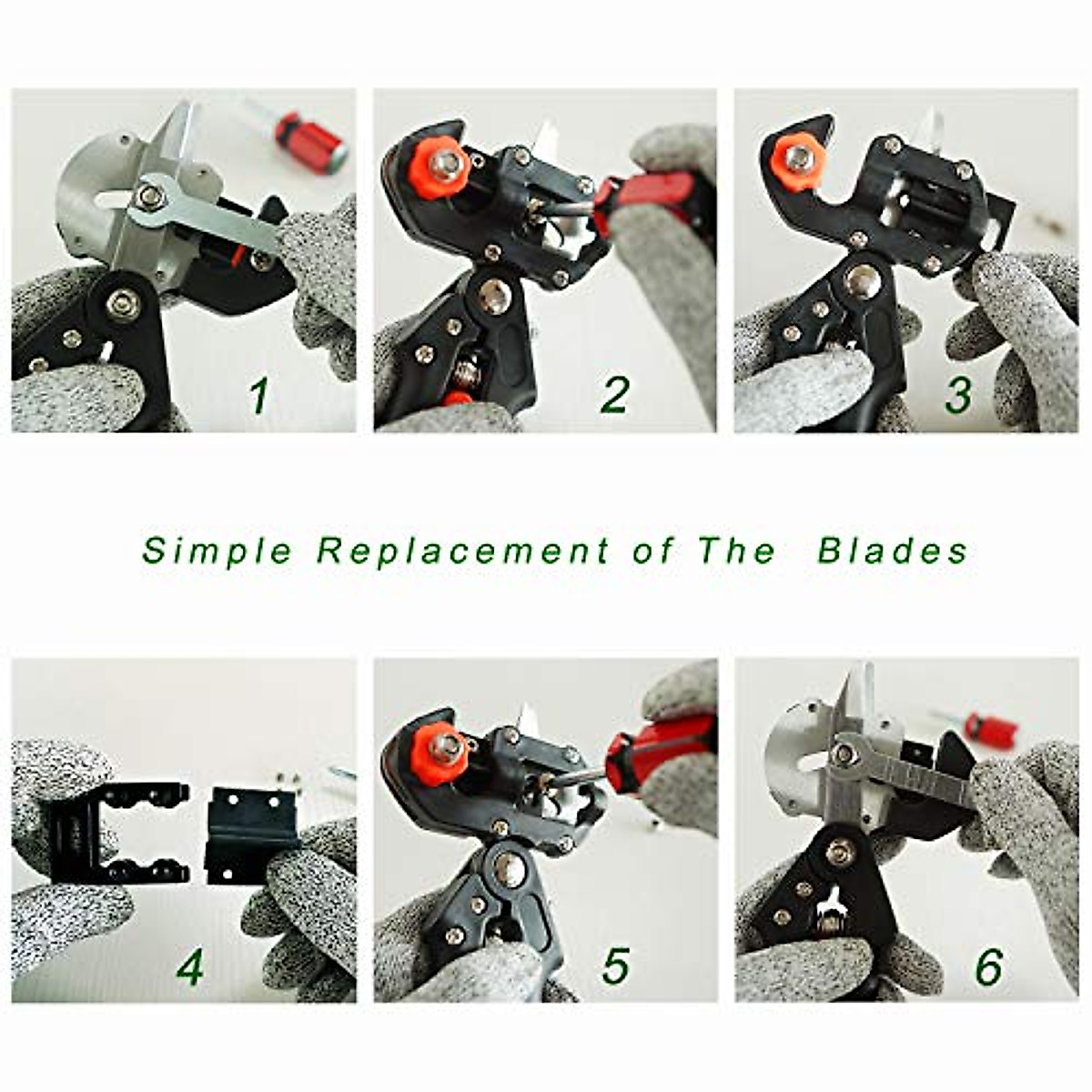 PUELDU Grafting Tool, Pruner Kit, Including Replacement Blades,Grafting Knife,Grafting Tapes,Plant Labels&Garden Clips,Perfect for Fruit Tree Grafting