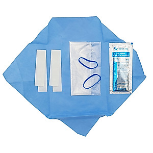 Krystal Latex-Free Sterile Ultrasound Probe Covers 6 x 12" - 25/Box