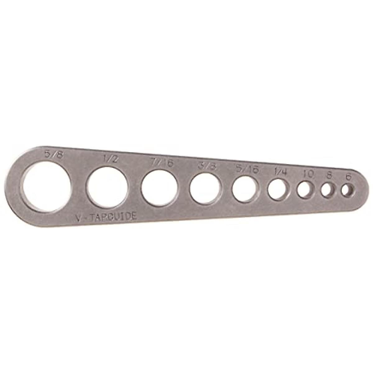 Big Gator Tools V-Tap Guide, Standard Sizes 0-80 to 5/8"