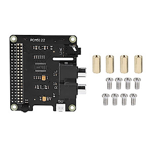 Pi Expansion Board Pi HiFi DAC+ HD Audio PCM5122 24 bit Expansion Board for Pi 3 Model B / 2B /B+/A+/ Pi Zero W