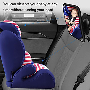 CYDZSW Infant Car Seats Rear View Mirror,Baby Car Mirror for Rear Facing Seat,Newborn Essentials Registry Must Haves Baby Items Accessories