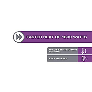 Salton HP1269, Infrared Portable Double Electric Cooktop, 7.4 inch, Stainless Steel