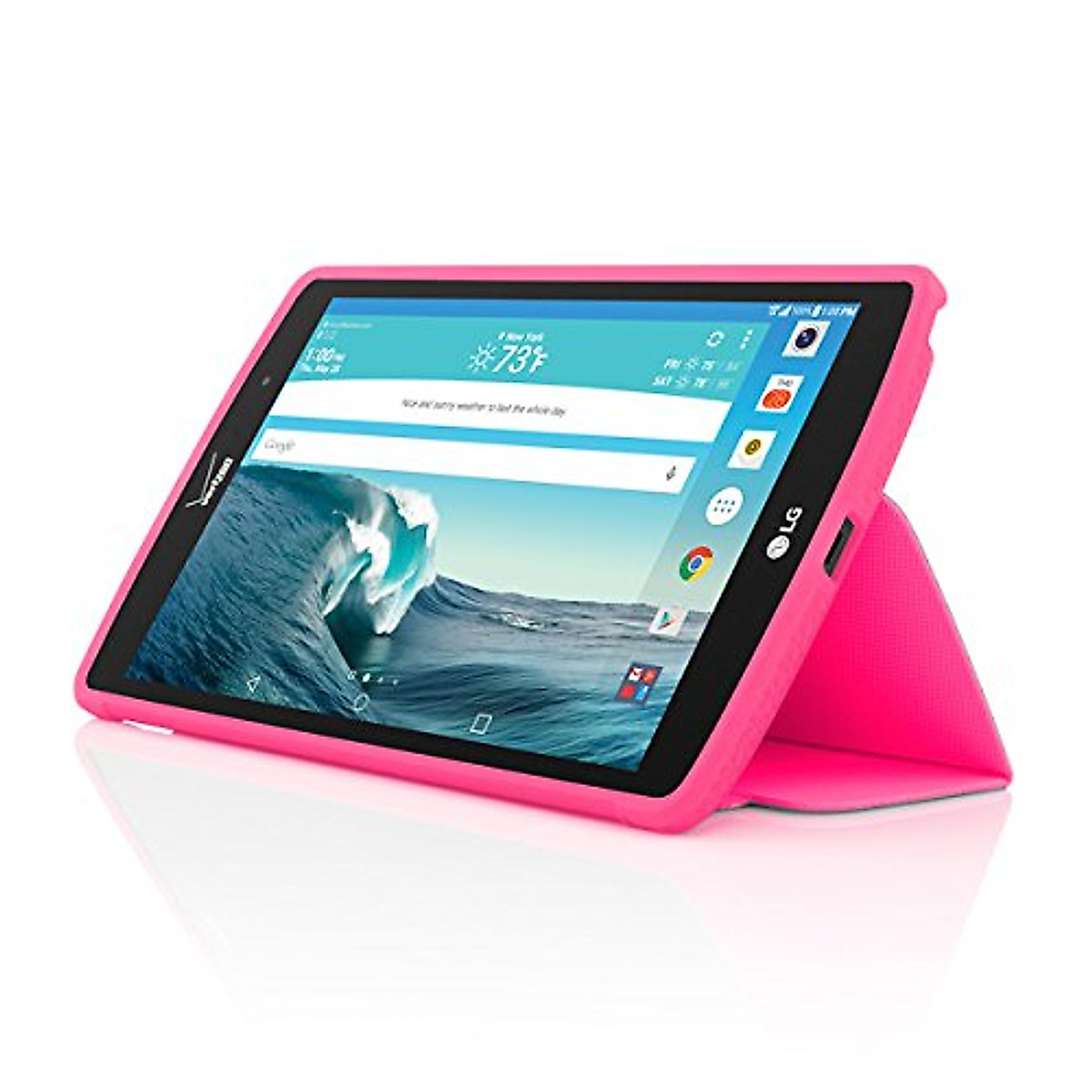 LG G Pad X8.3 Incipio Thin Impact Absorbing Octane Case for LG G Pad X8.3-Frost/Pink (LGE-263-FPK)