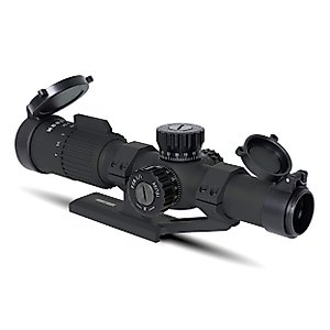 Monstrum G3 1-4x24 First Focal Plane FFP Rifle Scope | ZR305 H-Series Offset Scope Mount | Bundle