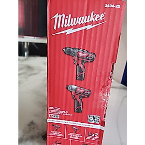 M12 Drill/Impact Combo Kit - MILWAUKEE 2494-22