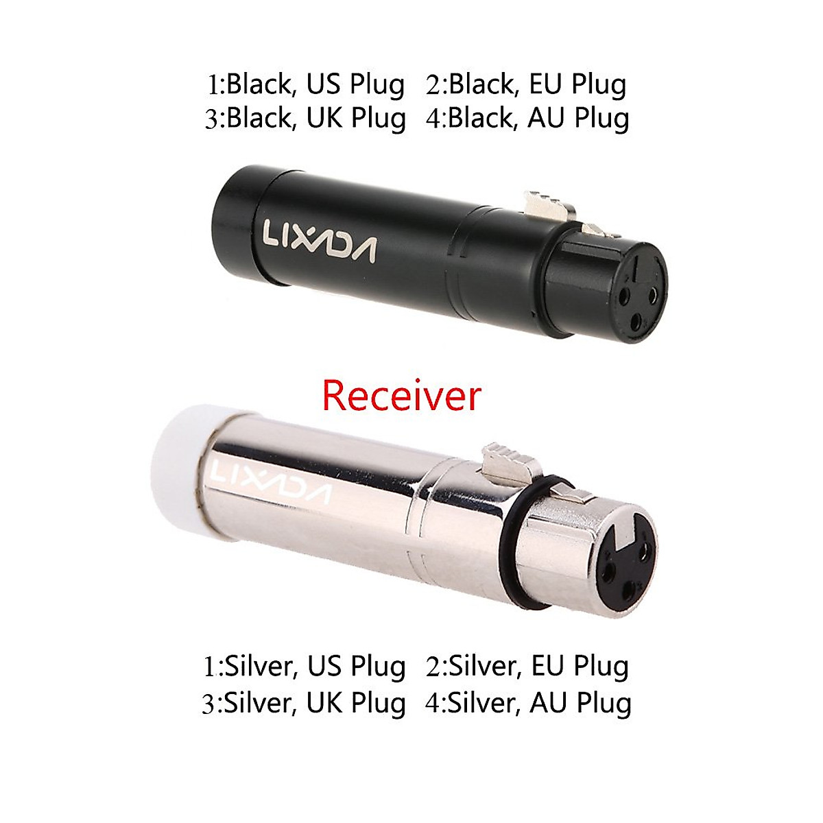 JINGFENG 2.4G ISM DMX512 Wireless 3 Pins Female XLR Receiver LED light for Stage PAR Party Light