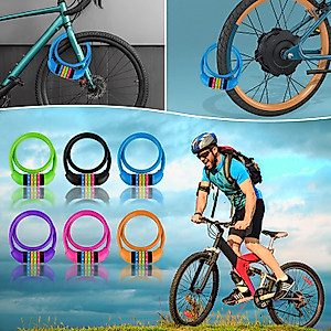 IDEALUX Bike Lock Cable, Bicycle Cable Lock with 4 Digit Combination & Large Lock Head, Resettable Kids Bike Cable Lock, 2 Ft x ∅1/2 IN, Lock for Bike, Scooter, Skateboard, motorcycle, E Bike (Purple)