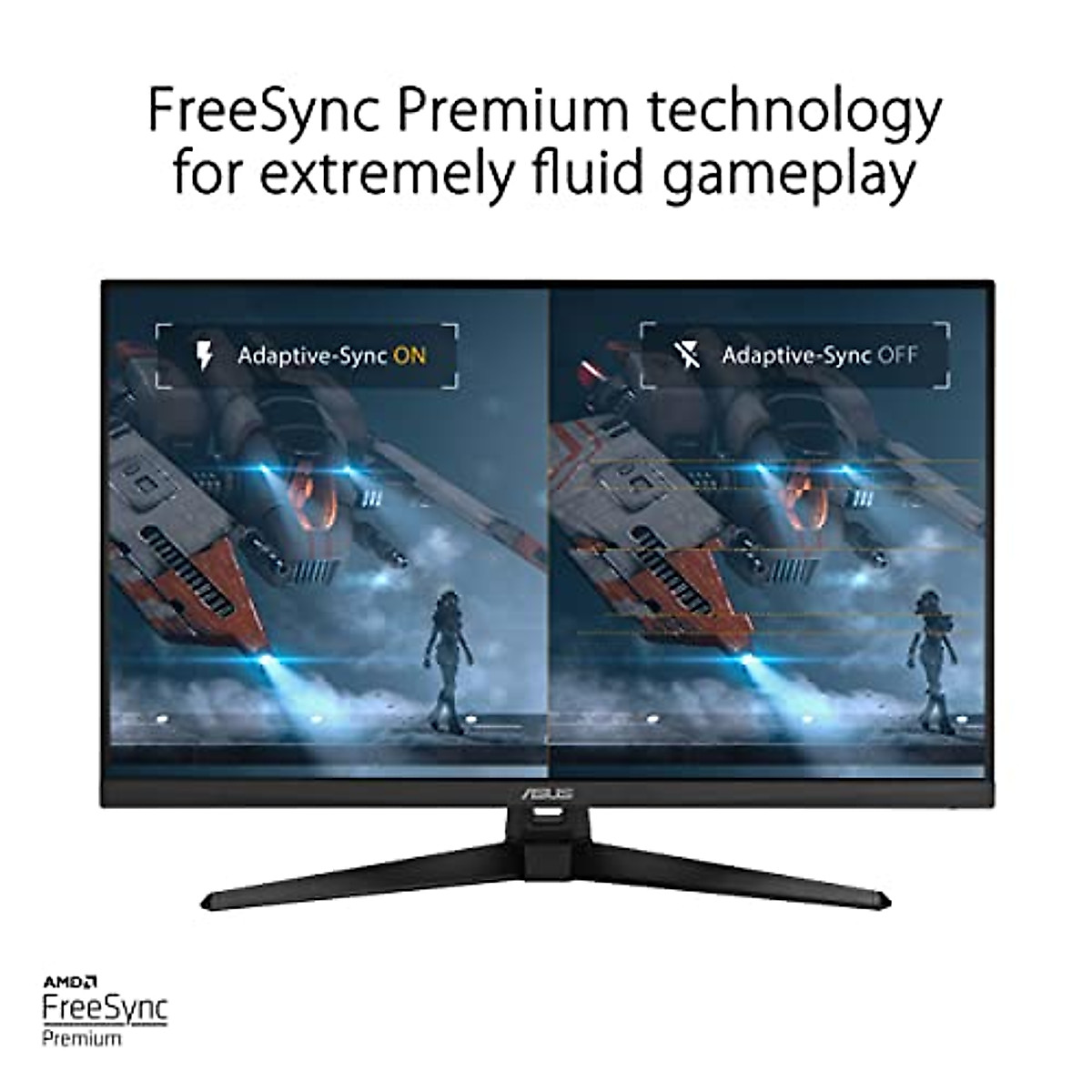 ASUS TUF Gaming 31.5” 1440P HDR Monitor (VG32AQA1A) - QHD (2560 x 1440), 170Hz, 1ms, Extreme Low Motion Blur, FreeSync Premium, DisplayPort, HDMI, HDR-10, Shadow Boost, VESA Wall Mountable,Black