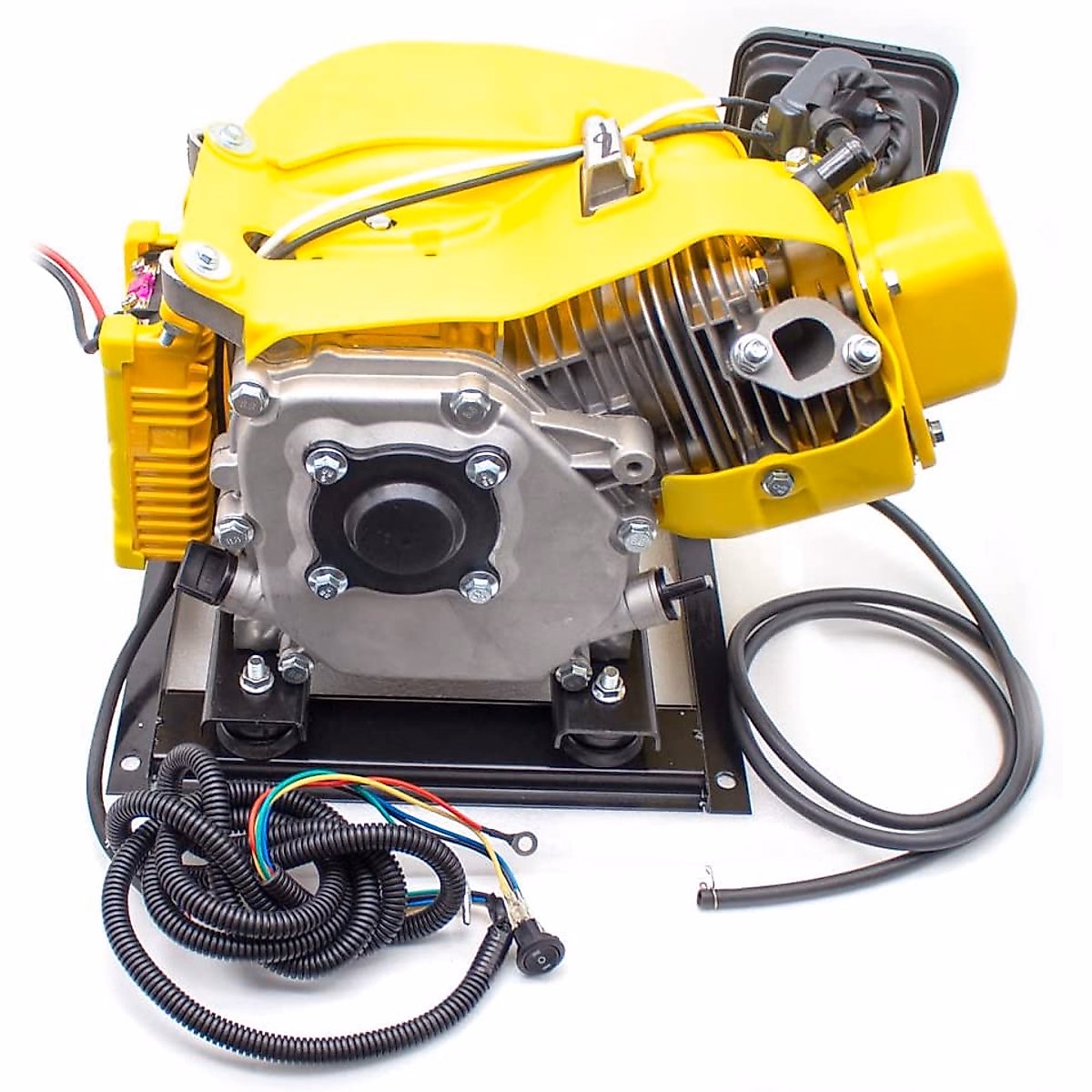 7KW Electric Vehicle Gasoline Generator, Range Extender Electric Start Automatic Frequency Conversion Electric Tricycle Generator (60V, Split Tank)