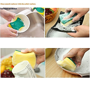 Kitchen Cleaning Sponge,Eco Non-scratch for Dish,Scrub Sponge(Pack of 24)