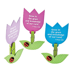 3-D Growing in His Word Tulip Craft Kit -12 - Crafts for Kids and Fun Home Activities