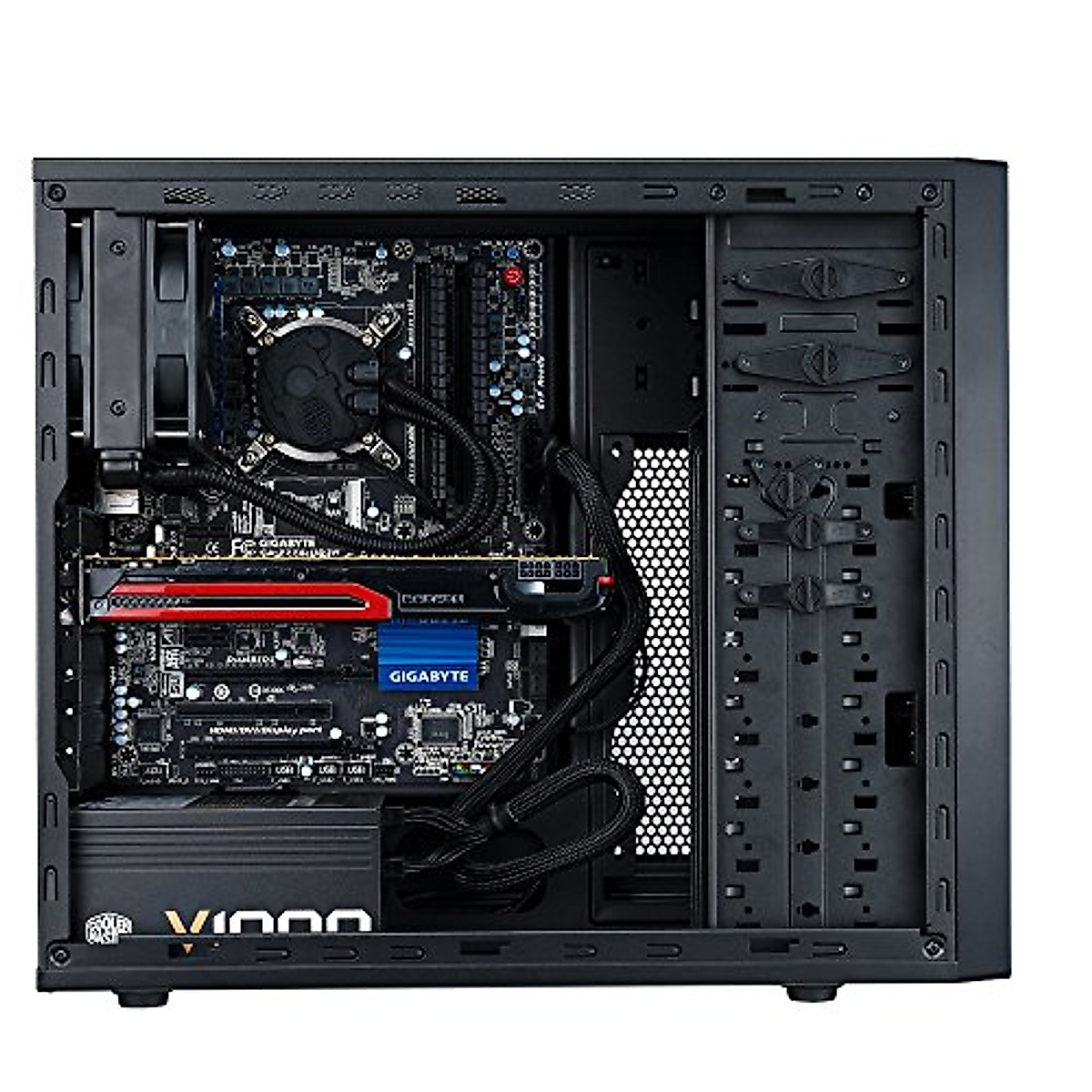 Cooler Master N400 - Mid Tower Computer Case with Fully Meshed Front Panel (NSE-400-KKN2)