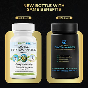 Mr Ros Marine Phytoplankton - 90 Caps | Energy, Recovery, Skin, Eyes, Immunity