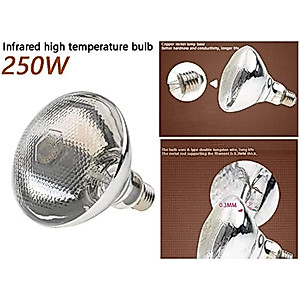 FUNNYBSG Commerical Food Heat Lamp, Retractable Ceiling Heat Lamp, Food Heat Lamp for Steak Pizza, Catering Kitchen Restaurant Chandelier Keep Food Warm