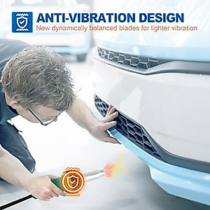 Iglobalbuy 110V 1600W Hot Air Plastic Welding Welder, Handheld Hot Air Vinyl PVC TPO Heating Welding Gun w/Nozzles Adjustable Temperature Roofing Welder Kit