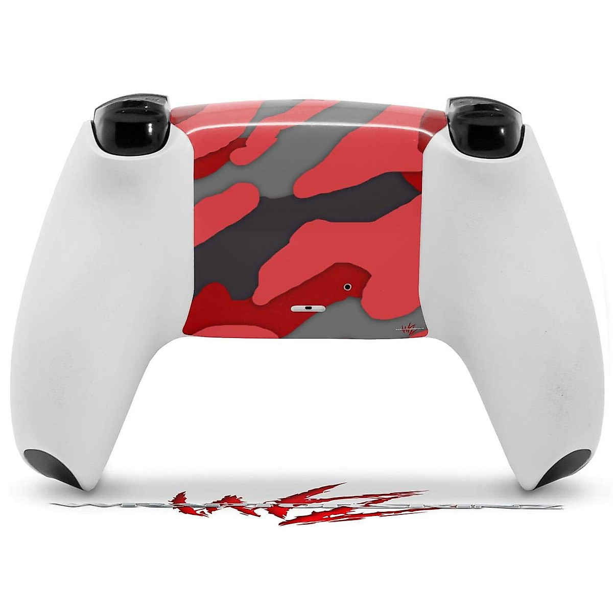 WraptorSkinz Skin Wrap compatible with Sony PS5 DualSense Controller Camouflage Red (CONTROLLER NOT INCLUDED)
