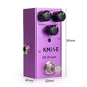 Kmise US Dream Electric Guitar Effects Pedal Mini Single Type DC 9V True Bypass