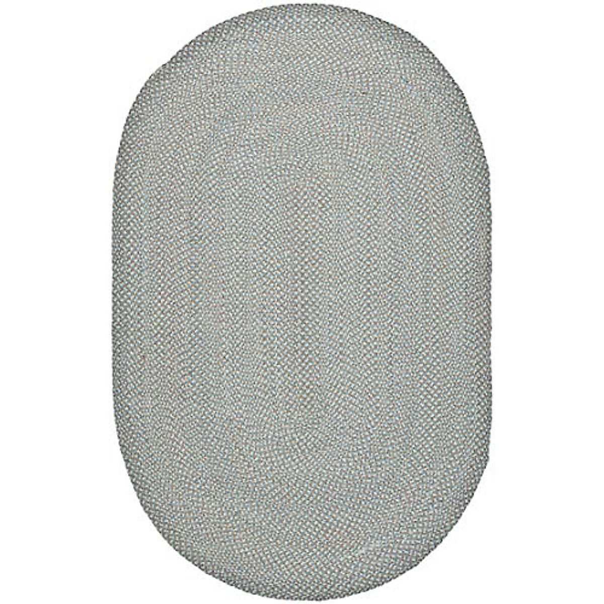 SAFAVIEH Braided Collection 4' x 6' Oval Multi BRD170A Handmade Country Cottage Reversible Cotton Area Rug