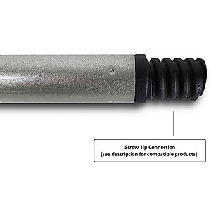 Fuller Brush Adjustable Telescopic Steel Handle, 29-52-Inch