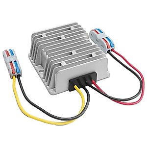 DC 24V Step Down to DC 12V 30A 360W DC DC Converter Regulator Waterproof Buck Power Supply Reducer Regulator Transformer Voltage Module for Golf cart Club car