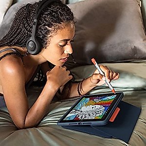 Logitech Rugged Combo 3 Touch iPad® Keyboard Case with Trackpad and Smart Connector for iPad (7th, 8th and 9th Generation) for Education - Classic Blue