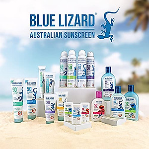 Blue Lizard SENSITIVE FACE Mineral Sunscreen with Zinc Oxide and Hydrating Hyaluronic Acid, SPF 30+, Water Resistant, UVA/UVB Protection with Smart Cap Technology - Fragrance Free, 1.7 oz.