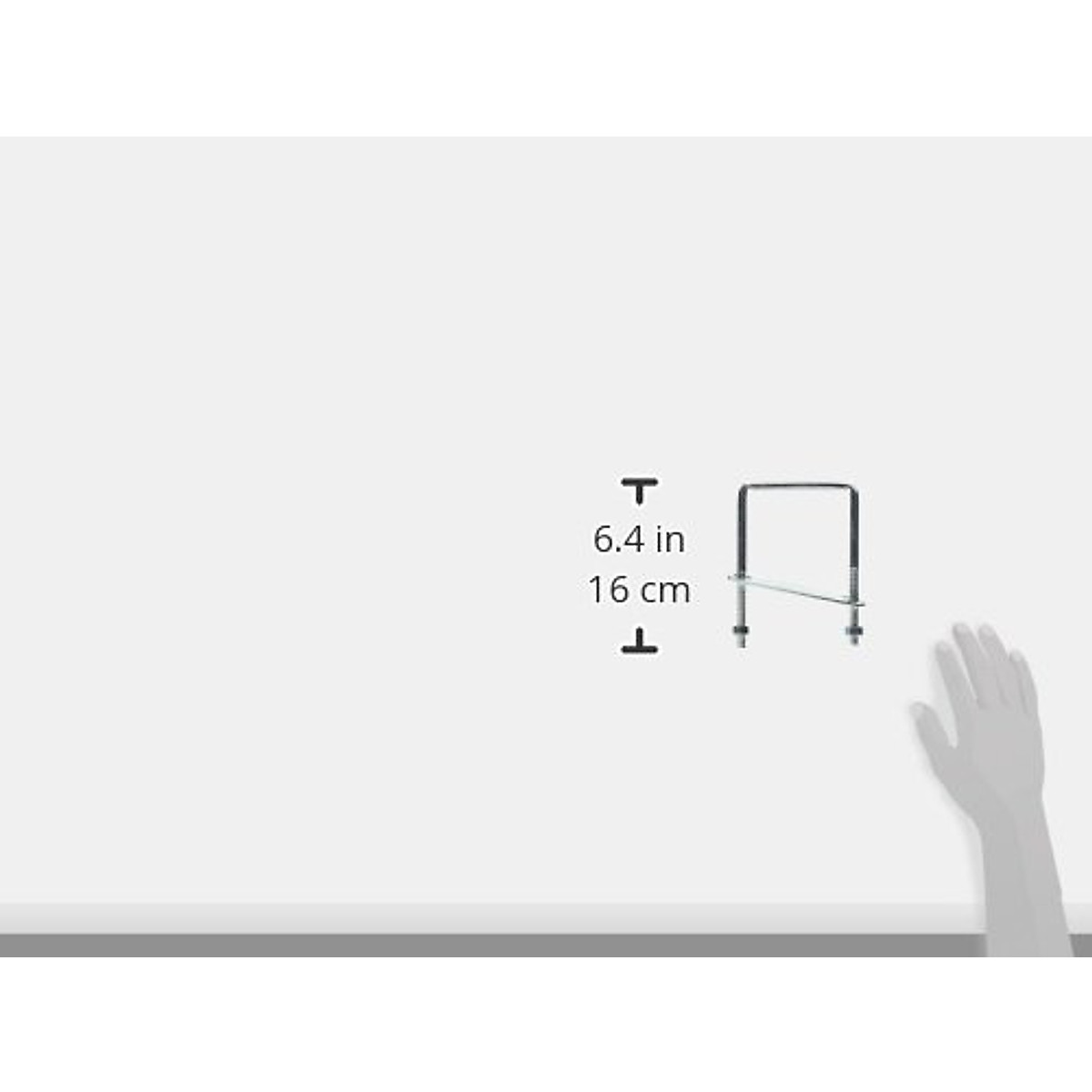 National Hardware N245-019 2192BC Lumber Size Square U Bolt in Zinc plated