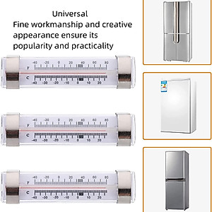 GERUSEA 12 Pack Fridge Refrigerator Freezer Thermometer