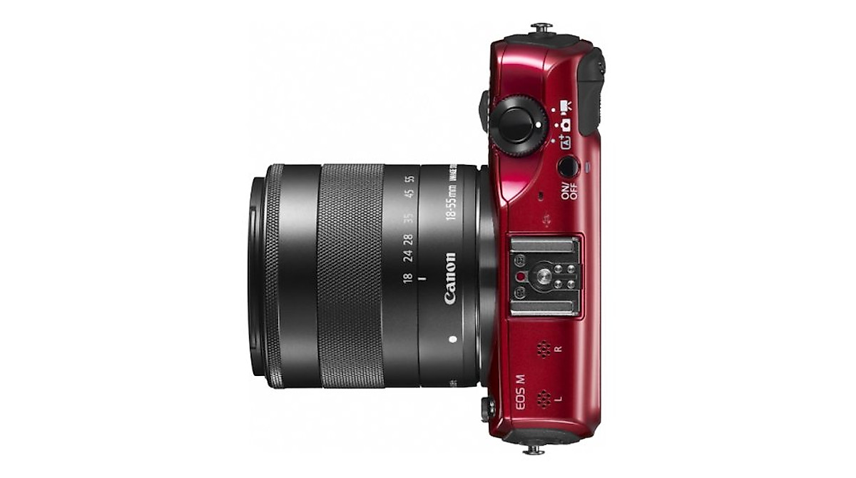 Canon EOS-M Camera Kit in Red – Capture Stunning Shots