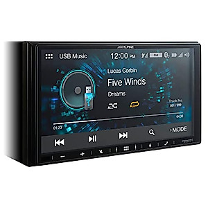 ALPINE iLX-W650 7" Digital Media Bluetooth Carplay Receiver+License Plate Camera