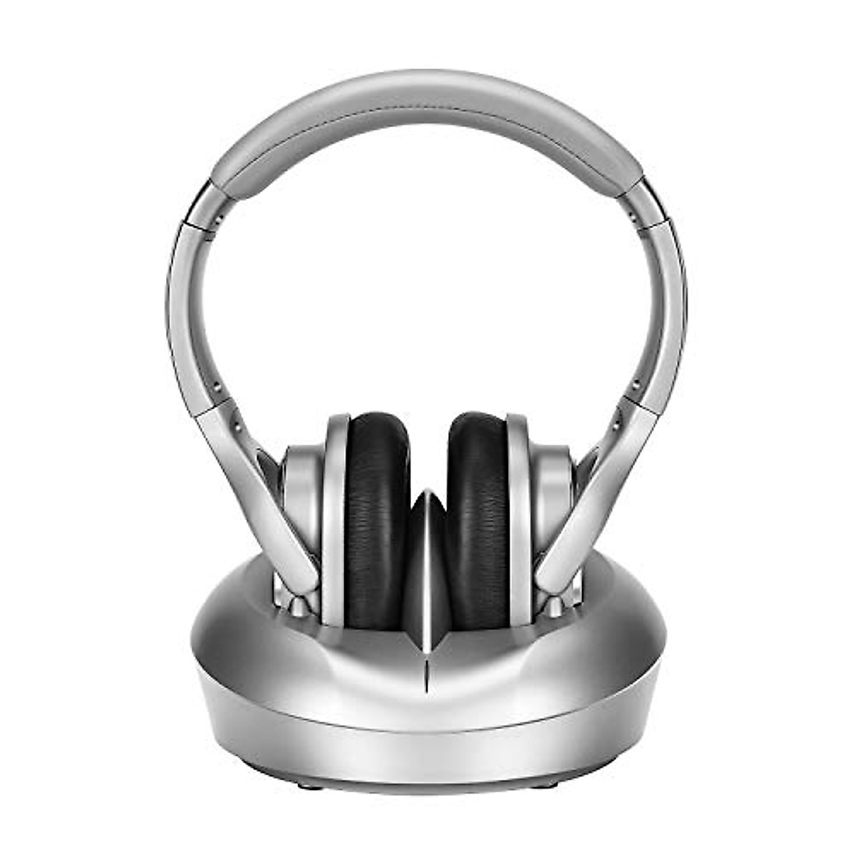 ZANCHIE TV Wireless Headphones, Over Ear Headsets with RF Transmitter Charging Dock, Digital Stereo TV Watching Headsets Ideal for Seniors & Hearing Impaired