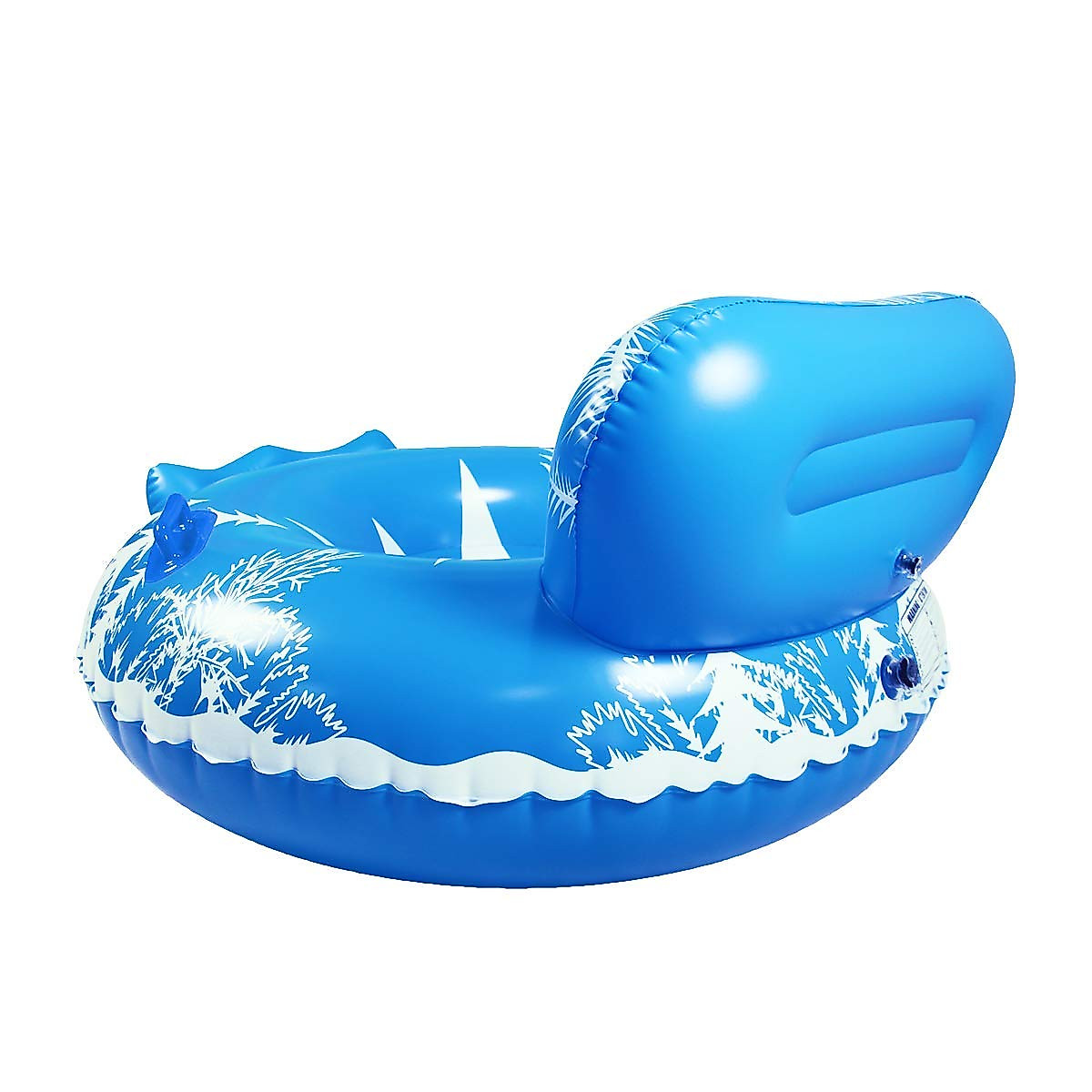 SUNSHINEMALL Snow Tube - 45 Inch Inflatable Snow Sled Snow Toys Sofa Shape for Kids and Adults Heavy Duty Inflatable Snow Tube Winter Outdoor Toys for Kids and Adults