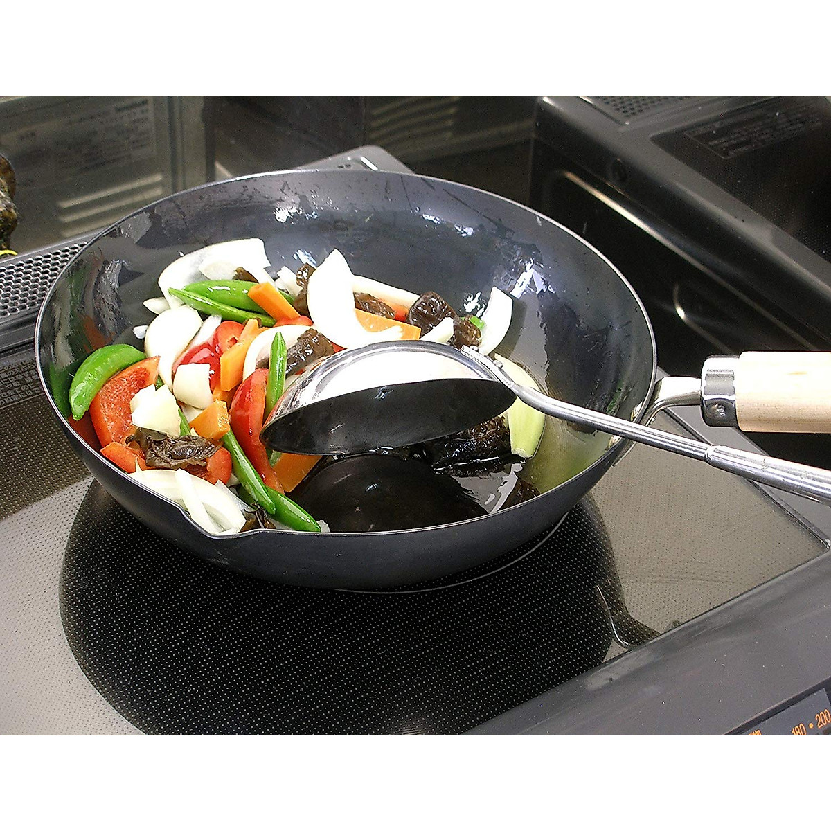 River Light Iron Stir Fry Pot, Old Type, Extreme 10.2 inches (26 cm), Wok