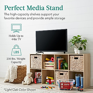 Best Choice Products 8-Cube Storage Organizer, 11in Shelf Opening, Bookcase, Display Shelf, Customizable w/ 3 Removable Back Panels – White