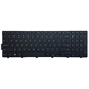 Laptop Replacement Keyboard Fit Dell Latitude 3550 3560 3570 US Layout White Word
