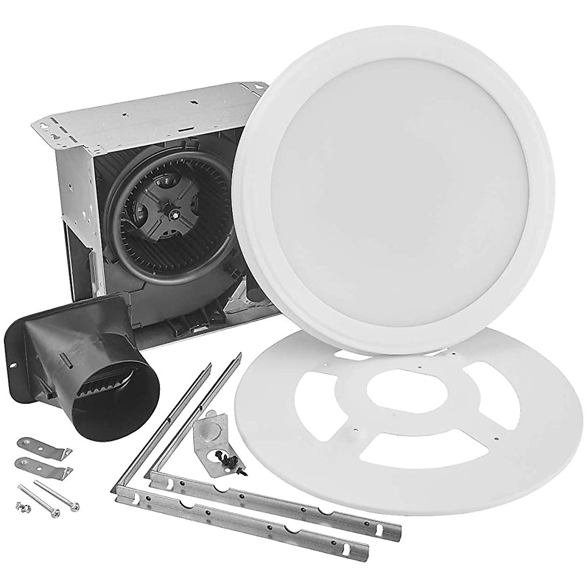 Broan-NuTone AER110SLW Energy Star Certified Bath Fan, Medium, White, 105 Sq Ft Rooms