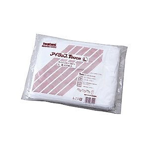 Iwatani Material Plastic Bags, Eye Wraps, TOUCH L, 400 Pieces, Approx. 9.1 x 13.4 inches (230 x 340 mm), Made in Japan, Commercial Use, Large Capacity, Plastic Bags, Food Packaging