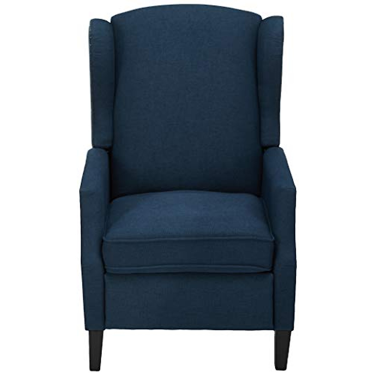 Christopher Knight Home Wescott Weyland Wingback Traditional Fabric Recliner (Navy Blue)