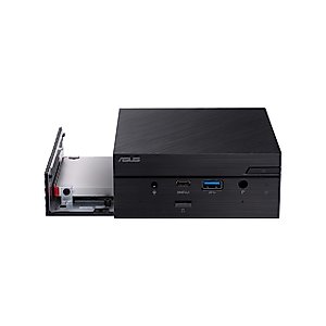 Asus PN50 Mini PC System with AMD Eight Cores Ryzen 7 4700U, 16GB DDR4 RAM, M.2 PCIE 512GB SSD, WiFi 6, Bluetooth, USB-C, Windows 10 Pro (PN50-SYS715PXFD1)