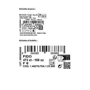 Bormioli Rocco 5L Swing Top Large Glass Fido Canning Jar