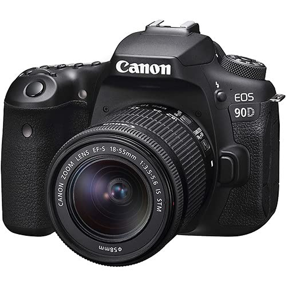 Canon 90D Digital SLR Camera with 18-55 is STM Lens (Renewed)