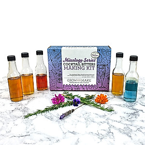 DIY COCKTAIL BITTERS Making Kit - Grow and Make Mixology Series color changing cocktails and customized mocktails become Your Own Drink Master