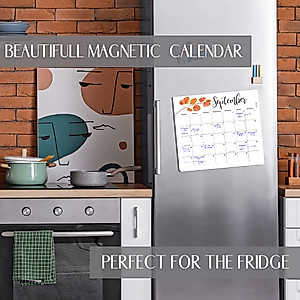 Beautiful Magnetic Fridge Calendar - Runs Until December 2023 - The Perfect Monthly Calendar With Seasonal Designs for Easy Planning