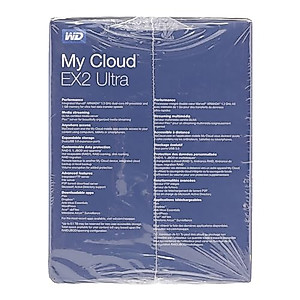 Western Digital My Cloud 28TB EX2 Ultra 2-Bay NAS, Black