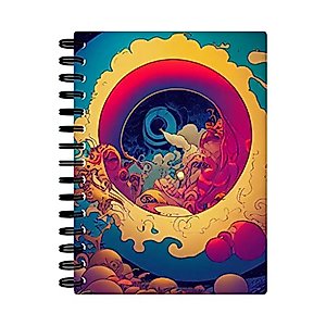 Cool Colorful Spiral Notebook - Digital Notebook - Themed Notebook
