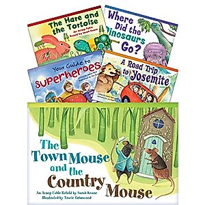 Teacher Created Materials - Classroom Library Collections: Literary Text Readers Set 2 - 10 Book Set - Grade 2 - Guided Reading Level I - M